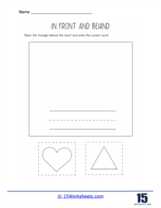 In Front of or Behind Worksheets - 15 Worksheets.com