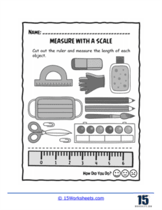 Measure With a Scale Worksheets - 15 Worksheets.com