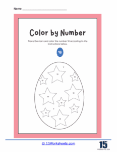 Number 18 Worksheets | Numeracy Skills - 15 Worksheets.com