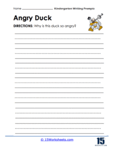 Kindergarten Writing Prompts Worksheets - 15 Worksheets.com