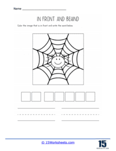 In Front of or Behind Worksheets - 15 Worksheets.com