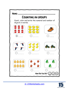 Kindergarten Counting Worksheets | Number Sense Help - 15 Worksheets.com