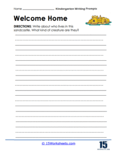 Kindergarten Writing Prompts Worksheets - 15 Worksheets.com