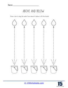 Above or Below Worksheets - 15 Worksheets.com