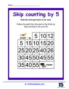Skip Counting By 5 Worksheets - 15 Worksheets.com