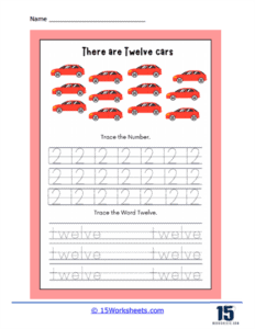 Number 12 Worksheets | Numeracy Skills - 15 Worksheets.com