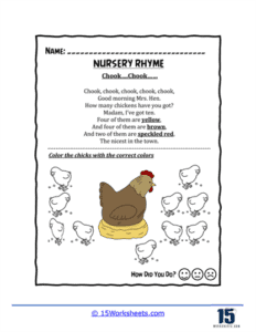 Nursery Rhymes Worksheets | Preschool Skills - 15 Worksheets.com