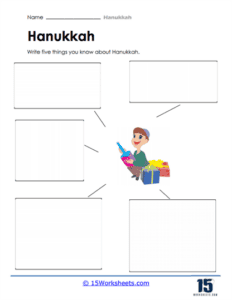 Hannukah Worksheets | Festival of Lights Activities - 15 Worksheets.com