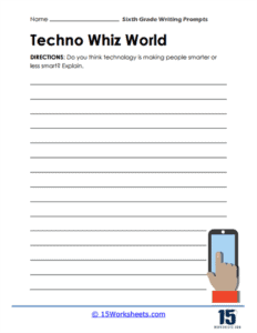 6th Grade Writing Prompts | Creative Compositions - 15 Worksheets.com