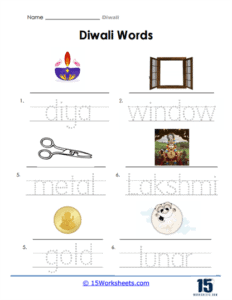 Diwali Worksheets - 15 Worksheets.com