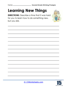 2nd Grade Writing Prompts | Fresh Inspiration - 15 Worksheets.com