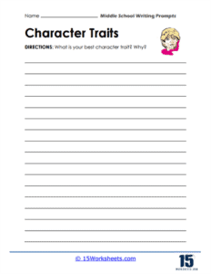 Middle School Writing Prompt Worksheets - 15 Worksheets.com