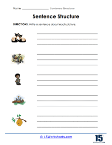 Sentence Structure Worksheets | Clauses & Grammar - 15 Worksheets.com