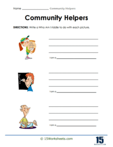 Community Helpers Worksheets | Roles & Responsibilities - 15 Worksheets.com
