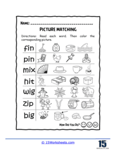 Picture Matching Worksheets | Preschool Skills - 15 Worksheets.com
