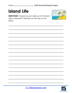 5th Grade Writing Prompt Worksheets | Inspiring Narratives - 15 ...