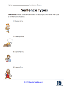 Sentence Types Worksheets - 15 Worksheets.com