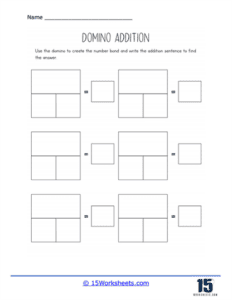 Domino Addition Worksheets - 15 Worksheets.com