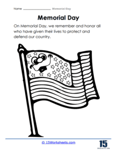 Memorial Day Worksheets | Honoring Heroes - 15 Worksheets.com