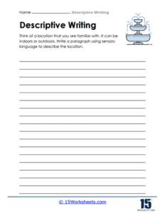 Descriptive Writing Worksheets | Setting, Character & Mood - 15 ...