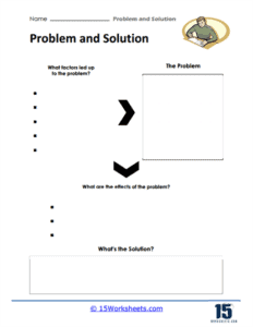 Problem and Solution Worksheets | Thinking Skills - 15 Worksheets.com