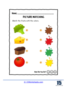 Picture Matching Worksheets | Preschool Skills - 15 Worksheets.com