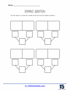 Domino Addition Worksheets - 15 Worksheets.com