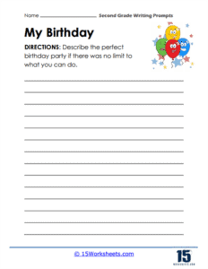 2nd Grade Writing Prompts | Fresh Inspiration - 15 Worksheets.com