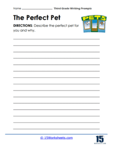 3rd Grade Writing Prompt Worksheets | Inspire Young Writers - 15 ...