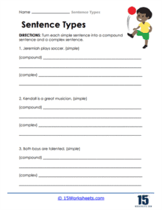Sentence Types Worksheets - 15 Worksheets.com