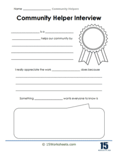 Community Helpers Worksheets | Roles & Responsibilities - 15 Worksheets.com