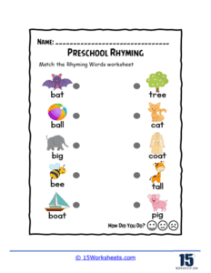 Rhyming Worksheets - 15 Worksheets.com