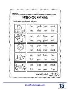 Rhyming Worksheets - 15 Worksheets.com