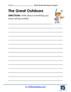 3rd Grade Writing Prompt Worksheets | Inspire Young Writers - 15 ...