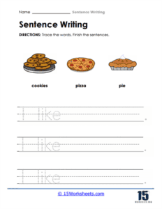 Sentence Writing Worksheets - 15 Worksheets.com
