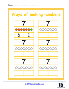 Ways to Make a Number Worksheets - 15 Worksheets.com
