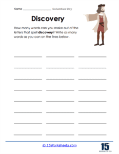 Columbus Day Worksheets - 15 Worksheets.com