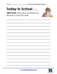 1st Grade Writing Prompt Worksheets | Supportive Inspiration - 15 ...
