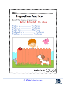 Above or Below Worksheets - 15 Worksheets.com