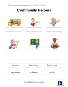 Community Helpers Worksheets | Roles & Responsibilities - 15 Worksheets.com