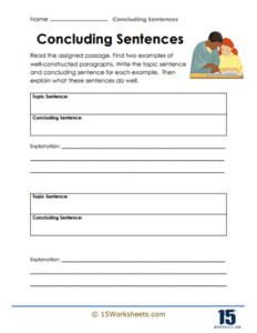 Concluding Sentences Worksheets - 15 Worksheets.com