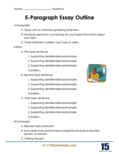 Outline Worksheets | Writing Series - 15 Worksheets.com