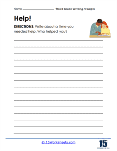 3rd Grade Writing Prompt Worksheets | Inspire Young Writers - 15 ...