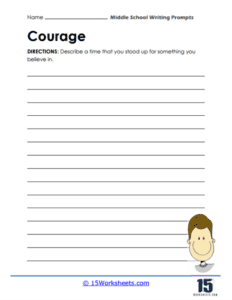 Middle School Writing Prompt Worksheets - 15 Worksheets.com