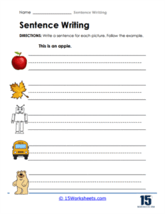 Sentence Writing Worksheets - 15 Worksheets.com