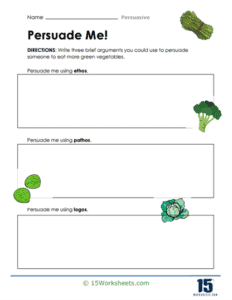 Persuasive Writing Worksheets | Heighten Impact - 15 Worksheets.com