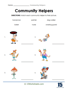 Community Helpers Worksheets | Roles & Responsibilities - 15 Worksheets.com