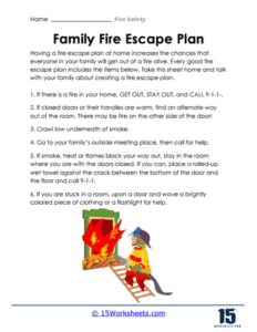 Fire Safety Worksheets | Preventive and Drill Activities - 15 ...