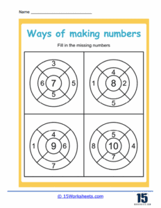 Ways to Make a Number Worksheets - 15 Worksheets.com
