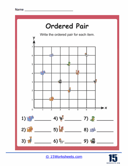 Ordered Pairs Worksheets - 15 Worksheets.com Ordered Pairs Worksheets - 15 Worksheets.com